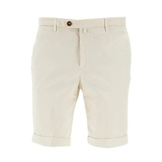 BRIGLIA 1949 Beige Shorts mit G&uuml;rtelschlaufen - - Shorts - Herren - Beige - L