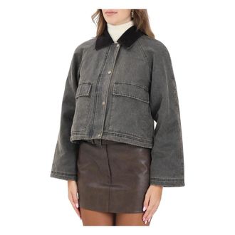 Only Only, Femme, Vestes, Noir, Taille: 38 FR Veste en jean
