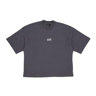 Dolly Noire T-shirt 3D Box Logo Over - Homme - Tops - Gris - Taille: M