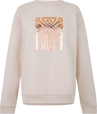 Biba Sweatshirt f&uuml;r Damen, leger (Cremefarbe)