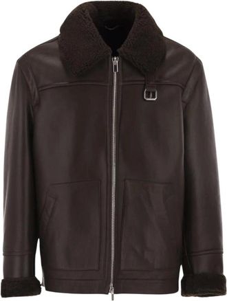 Pantaloni Torino Homme, Vestes, Brun, Taille: M Shearling Aviator Jacket