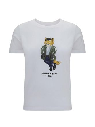 Maison Kitsun&eacute; T-shirt en coton renard Weekend de Maison Kitsune