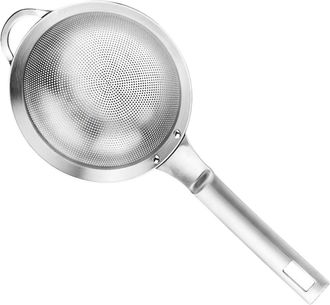 Hemobllo Filterl&ouml;ffel aus Edelstahl 13cm Durchmesser Geeignet f&uuml;r Saft und &Ouml;l Hitzeschutz Griff K&uuml;chenutensil f&uuml;r Lebensmittelzubereitung