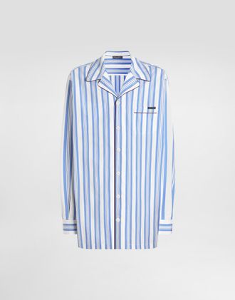 Dolce & Gabbana Striped Poplin Vanity Shirt - Mann Hemden n/d 41