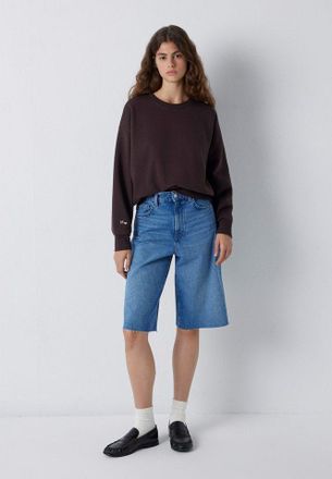 Mavi Rundhalspullover CREW NECK SWEATSHIRT Sweatshirt cropped