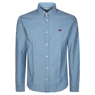 Maison Kitsun&eacute; Herren, Shirts, Blau, MGr&ouml;&szlig;e