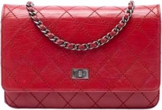 Chanel Pre-owned Wallet on Chain - Femme - Pre-owned - Rouge - Taille: ONE Size
