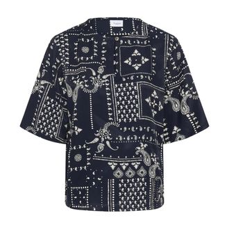 Saint Tropez Damen, Blusen & Hemden, Blau, LGr&ouml;&szlig;e