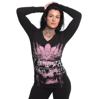 Yakuza Damen Afraid Slim Langarm T-Shirt