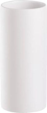 Kleine Wolke Zahnputzbecher Pur, wei&szlig;, Gr&ouml;&szlig;e 5x10 cm