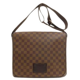 Louis Vuitton Pre-owned Brooklyn MM Umh&auml;ngetasche - - Pre-owned - Damen - Braun - ONE SIZE