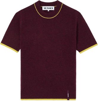 Sunnei t-shirt à manches courtes - Violet