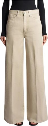 Pantaloni Torino Femme, Jeans, Beige, Taille: W26 Wide Jeans