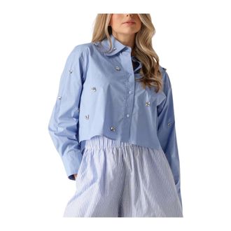 Ibana Damen, Blusen & Hemden, Blau, XLGr&ouml;&szlig;e