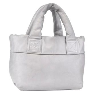 Chanel Sac cabas vintage Pre-owned - Femme - Pre-owned - Gris - Taille: ONE Size