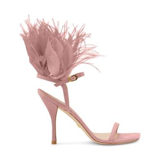 Stuart Weitzman Plume 100 Sandale - - Shoes - Damen - Rosa - 37 EU