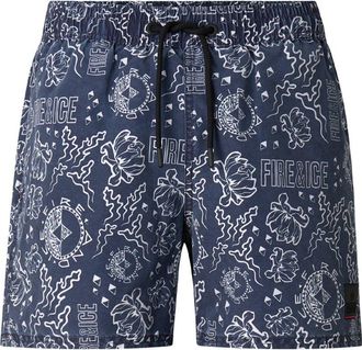 Bogner Fire + Ice Badeshorts Nelson f&uuml;r Herren - Dunkelblau/Wei&szlig; - 52