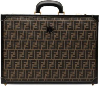 Fendi unisex, Pre-owned, Brun, Taille: ONE Size Sac de voyage Pre-owned