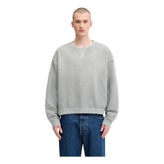 Alyx Garment dye boxy crewneck sweatshirt - - Sweatshirts & Hoodies - Herren - Grau - L