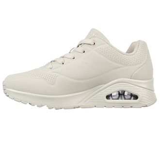 Skechers Damen Uno -Stand on Air Sneakers, Off White Durabuck, 35.5 EU