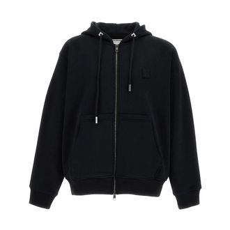 Wooyoungmi Back Logo Kapuzen-Zip-Jacke - - Sweatshirts & Hoodies - Herren - Schwarzk - M
