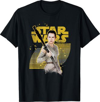 Star Wars The Force Awakens Rey Stands Strong T-Shirt T-Shirt