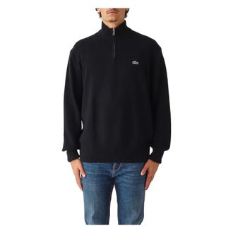 Lacoste Zip Rollkragenpullover - - Knitwear - Herren - Blau - L
