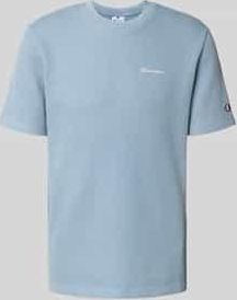 Champion T-Shirt mit Strukturmuster und Rundhalsausschnitt