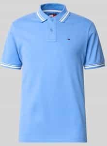 Tommy Jeans Regular Fit Poloshirt aus reiner Baumwolle