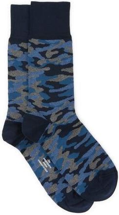 Au Printemps Paris Chaussettes hautes imprim&eacute; Camo