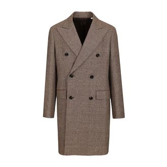 Burberry Homme, Manteaux, Beige, Taille: M Denbury Tailored Coat