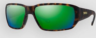 Smith Hookset Matte Tortoise Sonnenbrille cp glass plrzd grn mirror