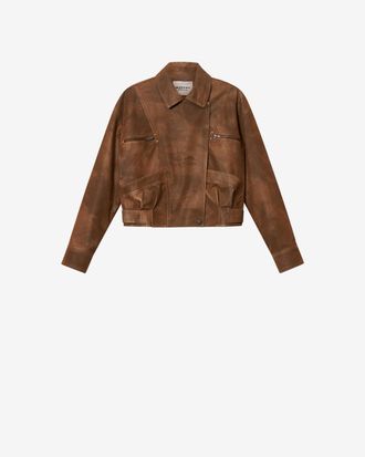 Isabel Marant Veste Belma - Femme - Marron - Taille34 - Marant &Eacute;toile