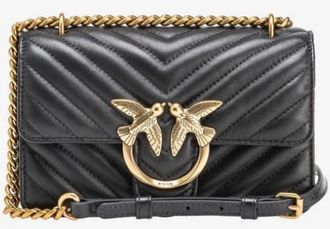 Pinko Pinko, Femme, Sacs, Noir, Taille: ONE Size Love One Mini DC