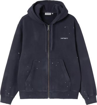 Carhartt Work in Progress Homme, Sweatshirts et sweats &agrave; capuche, Bleu, Taille: L Hooded Painter Jacket