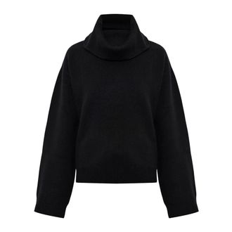 Iro Pull &agrave; col roul&eacute; Lovefool - Femme - Pulls - Noir - Taille: 42 FR