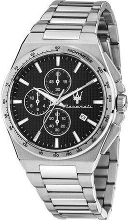 Maserati Uhr Velocita R8873653004 Silberfarben