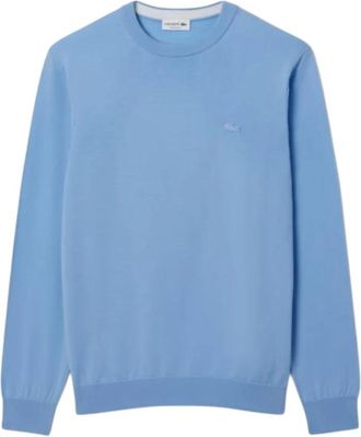 Lacoste Homme, Pulls, Bleu, Taille: 3XL Pull ras du cou en laine mérinos