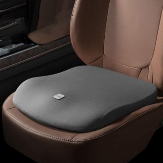 Generic Keilkissen Auto Sitzkissen Fahrersitz - Bequeme Memory Foam SteißBein Sitzkissen Ischias - Autositz Kissen, rutschfest, Waschbarer Bezug,Grau