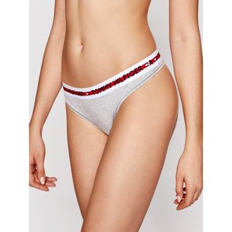 Tommy Hilfiger Stringtanga Thong UW0UW02458 Grau