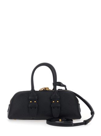 Pinko Womens Handbag With Black Leather Handles Handbags Hand Bags
