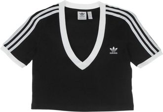 adidas Femme, Sport, Noir, Taille: 46 FR Adicolor Classic Cropped Tee