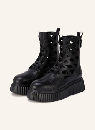 AGL Agl Schn&uuml;rboots Viggy Mit Cut-Outs schwarz