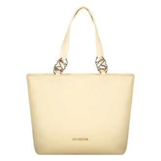 Love Moschino Femme, Sacs, Beige, Taille: ONE Size Tote Bags