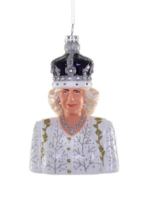 Cody Foster & Co. Cody Foster & Co Queen Camilla British England UK Royalty Glas Weihnachtsdekoration - Hängeschmuck - Glas - Klassisch - Einweihungsfeier, Weihnachten