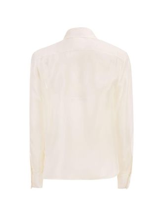 Max Mara Womens Shirt Silk White