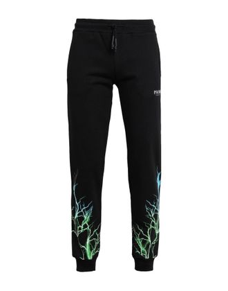 Phobia Archive BLACK PANTS WITH GREEN AND LIGHTBLUE LIGHTNING