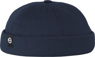 Hanseheld Docker Cap Baumwolle Blau Kurz Flach Fischerm&uuml;tze | Seemannsm&uuml;tze | Dockerm&uuml;tze | Unisize | Klettverschluss | Sommer | Docker Hut