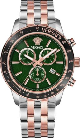 Versace Sport Chrono Vezca - - Accessories - Herren - Gr&uuml;n - ONE SIZE