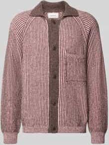 Wood Wood Strickjacke aus Woll-Mix mit Brusttasche Modell Sylvester